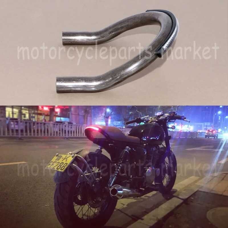 Retro Motorcycle 210Mm Cafe Racer Upswept Kick Up Rear Seat Frame Hoop ...