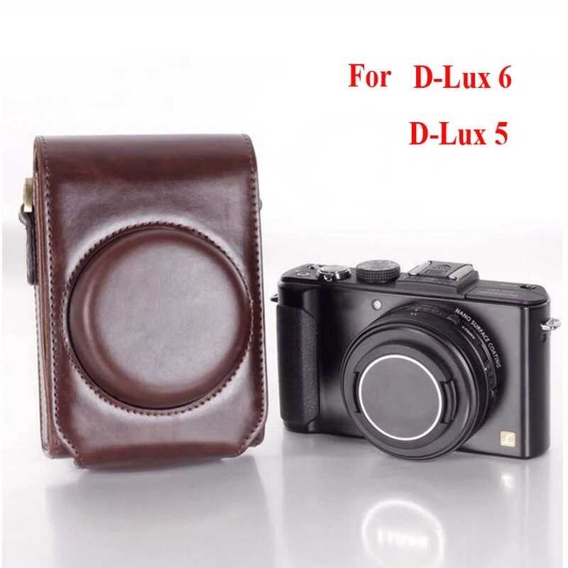 PU Leather Case Camera Bag Cover Para Sa Leica D-Lux6 Lux 6 Camera Case D-Lux5 Lux4 - D5 4 ...