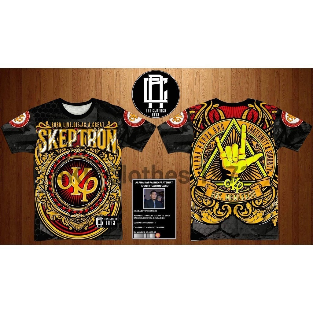 2024 AKP 51st Anniversary Alpha Kappa Rho Full Sublimation T-Shirt Frat ...