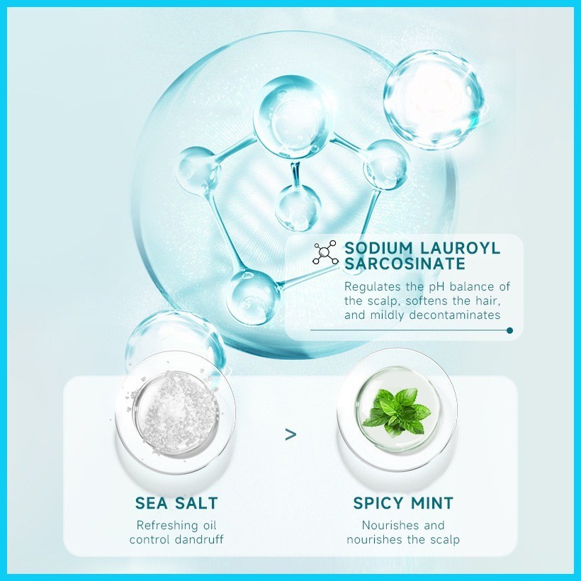 ☎ ♂ ⊕ Sea Salt Shampoo 500ml Anti Dandruff Shampoo Anti-itch oil ...