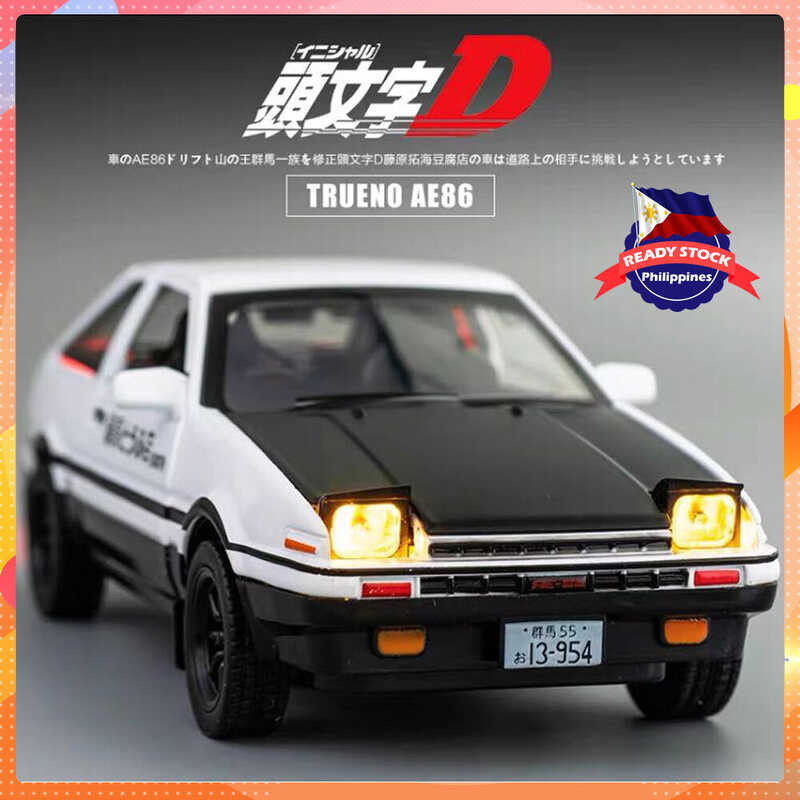 Kmoist 1:32 Initial D AE86 Alloy Metal Diecast Cars Model Inital Toy ...