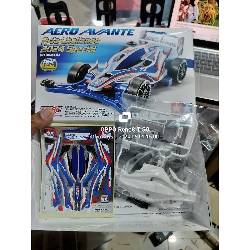 Body Tamiya 95655 Body Aero Avante Asia Challenge 2024 TMAC+Decal+Dus ...
