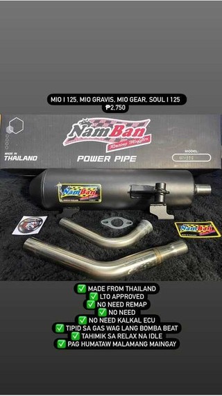 Namban Pipe para sa Honda at Yamaha Scooters | Shopee Philippines