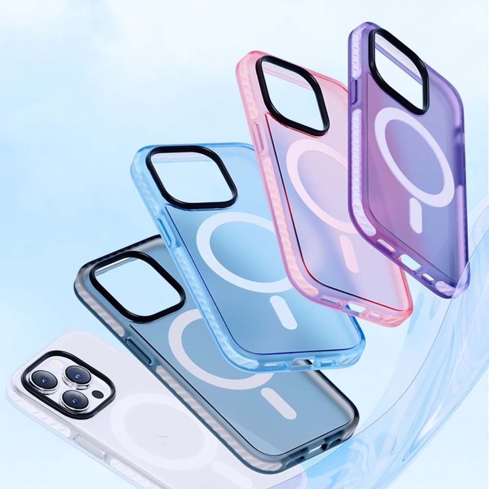 Fashion Candy Color Magnetic Phone Case for Iphone 11 15 16 Pro Max ...