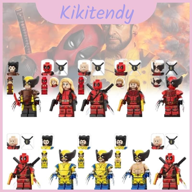 Wolverine Series Heroes And Deadpool Building Block Action Set Figures ...