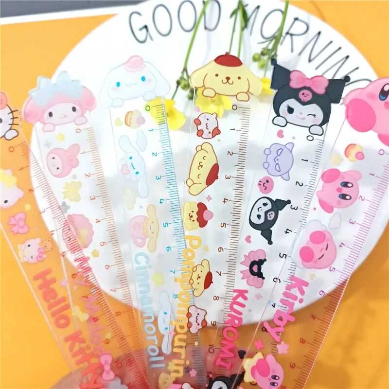 Ruler Sanrio My Melody School plies Transparent Acrylic Kawaii Cartoon ...