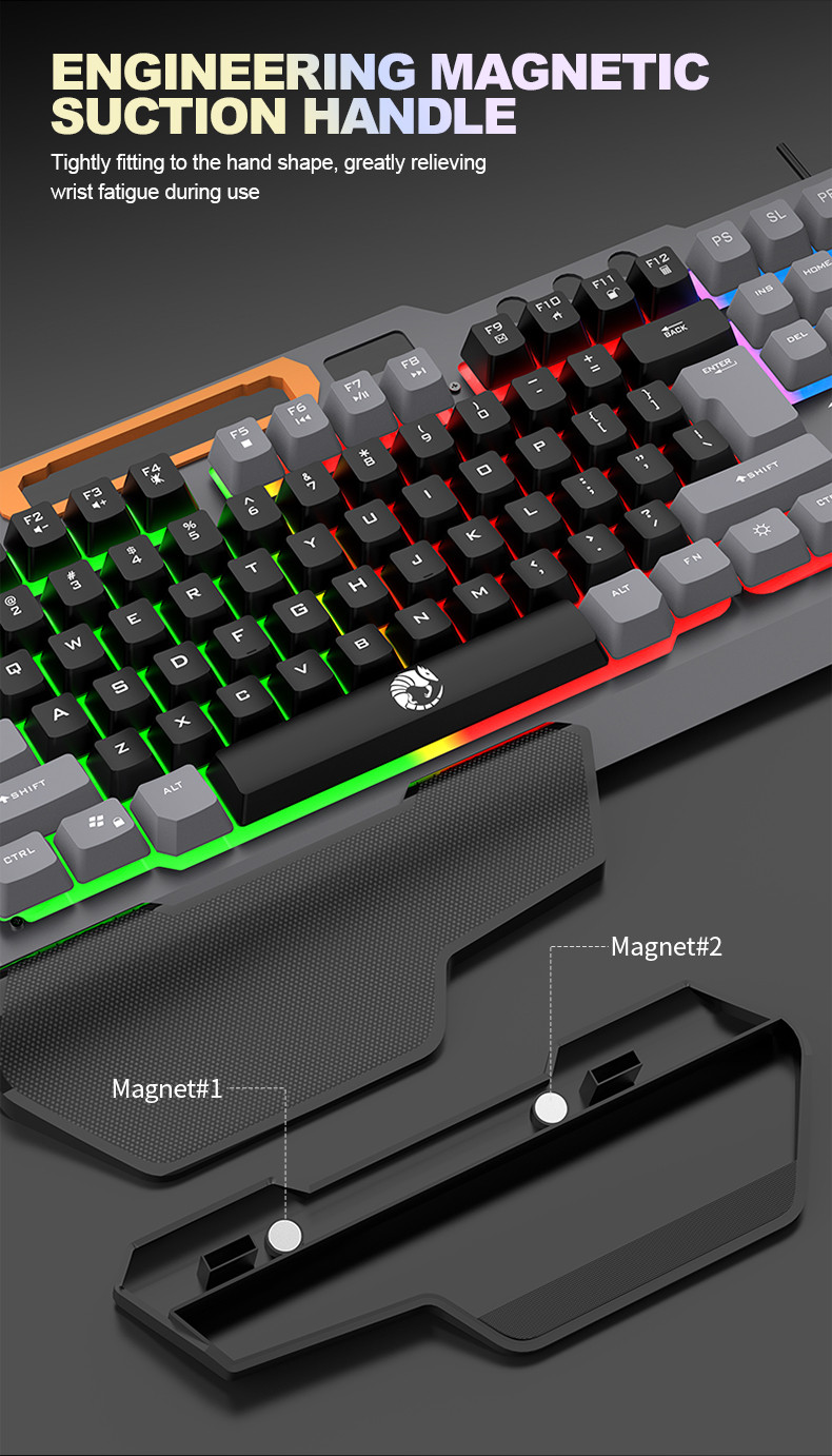 Zeus x Raiku K-16 104 Keys RGB Gaming Keyboard Backlight Wired ...