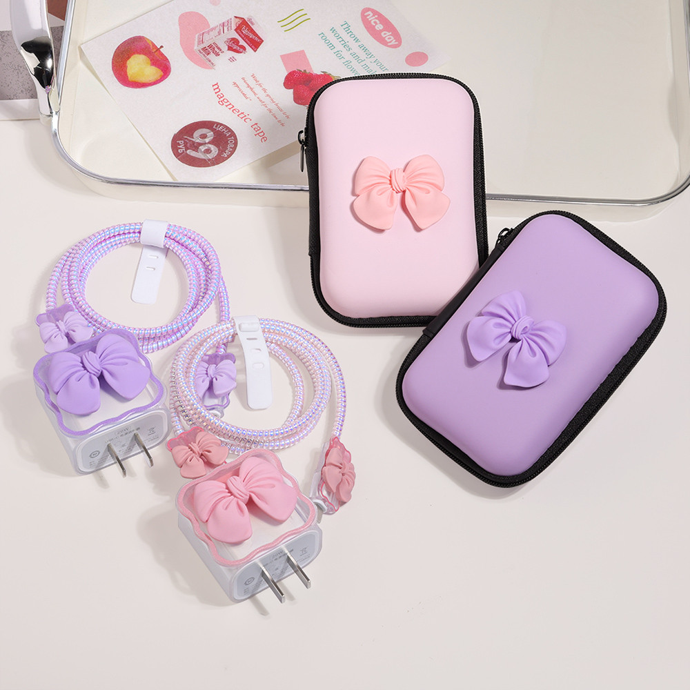 PD 18W/20W Phone Charger Protector Storage Bag Charger Cover Cable ...