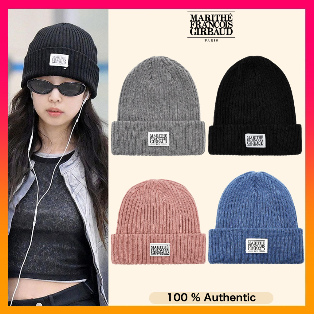 in stock [JENNIE's Pick] MARITHE FRANCOIS GIRBAUD Unisex Classic Logo Beanie - 5 Colors (2025 ...