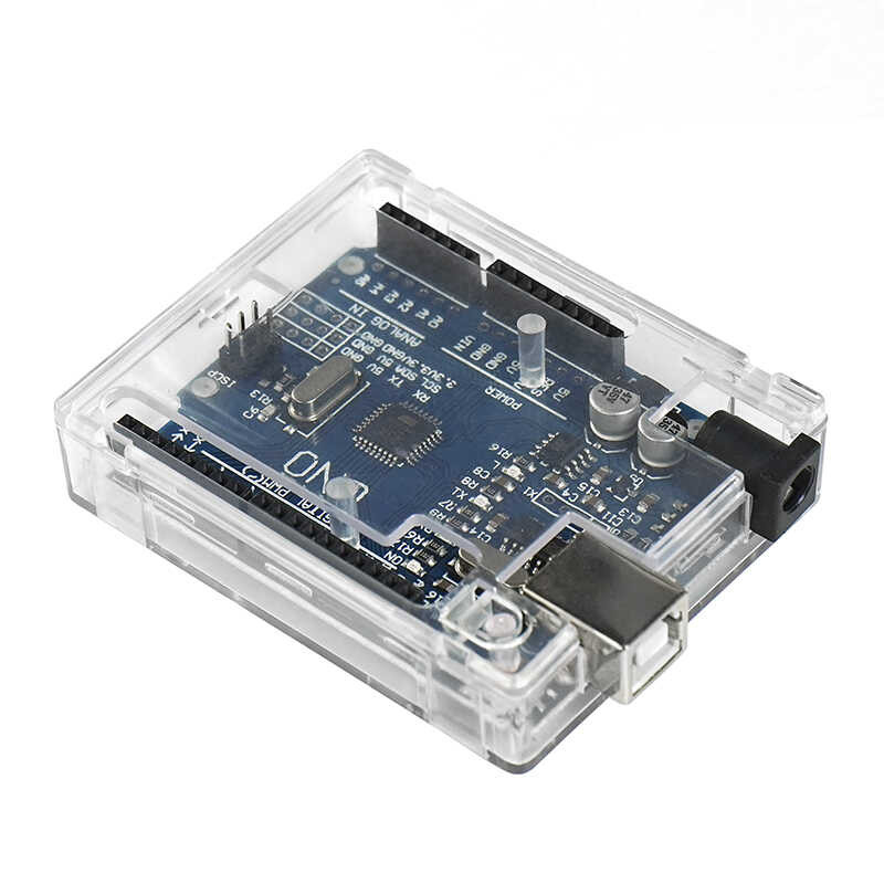 Uno R3 development board acrylic protection box injection molded ...