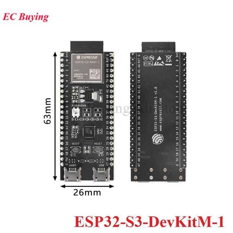 Esp32-S3-Devki Tm-1 Esp32-S3-Mini- 1 Development Board Dual Core Wireless Module | Shopee ...