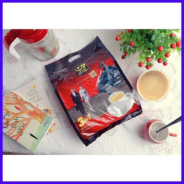 G7 Trung Nguyen Vietnamese BEST-TASTING 3 In 1 Instant Coffee 50*16g ...