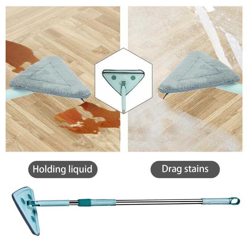 Lazy Triangle Multifunctional Dust House Telescopic Dusting Mop ...