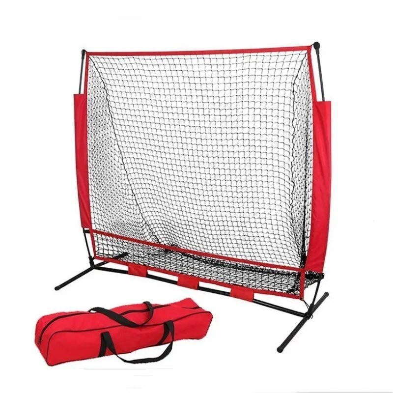 5'×5' Baseball and Softball Practice Net With Storage Bag, Portable ...