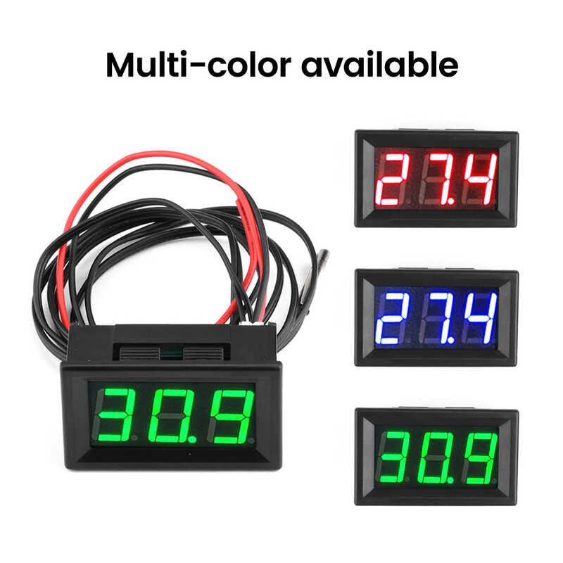 LED Digital Thermometer Na May Probe, Car Panel 3 Posisyon, 300 Pulgada ...