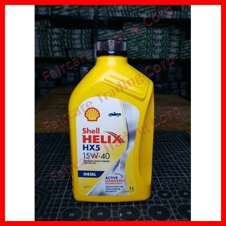 Shell Helix HX5 15W-40 Premium Multigrade Engine Oil 1Liter | Shopee ...