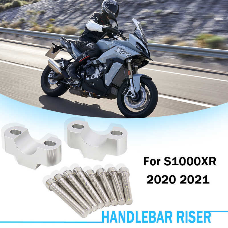 1 Ang I-Set Handlebar Ng Motorcycle Riser Bar Mount Handle Clamp ...