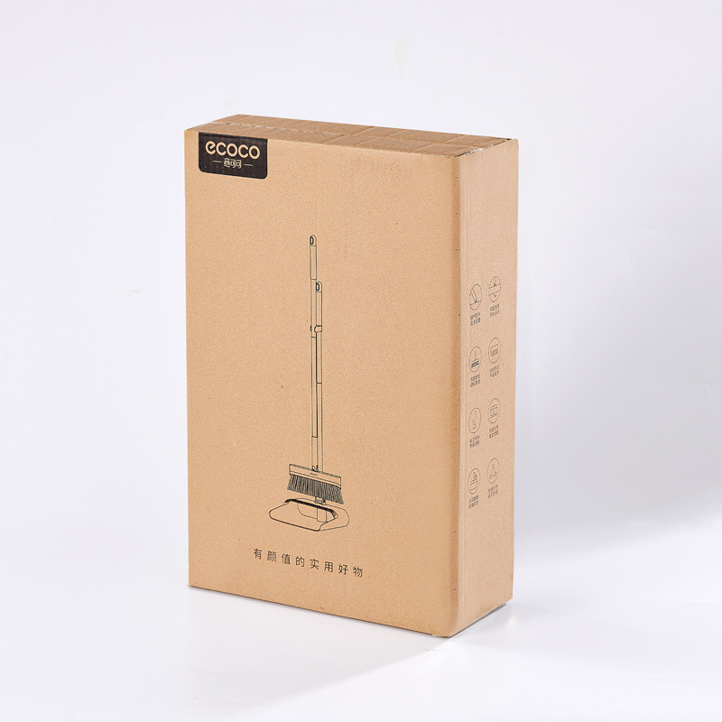 SyokSyok ECOCO 2 in 1 Fordable Sweeper Broom Dustpan Set Broom Set Penyapu & Penyodok Set Floor ...