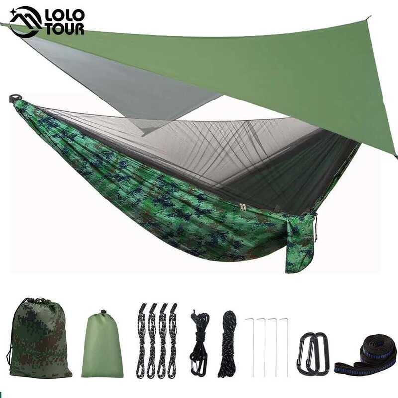 Tt Outdoor Cam g With Rain Fly Tarp And Mosquito Net Tent Tree Straps ...