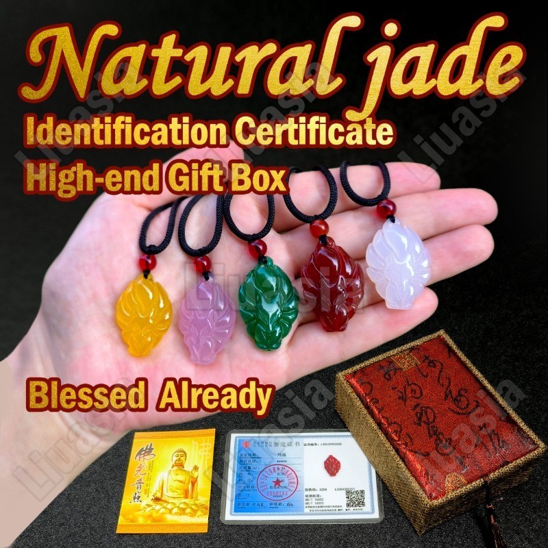 2025 Lucky Charm Crystal 9 Nine Tailed Fox Queen Necklace Jade Necklace ...