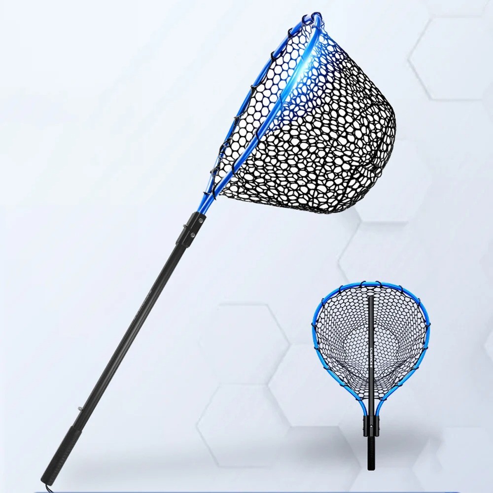 Dip Net Folding Portable Ultra Light Big Fishing Hand Lure Nets ...