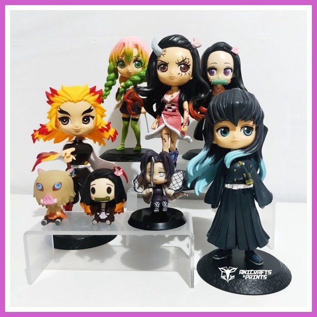 Demon Slayer Kimetsu No Yaiba Chibi Figures Anime Series Tanjiro ...