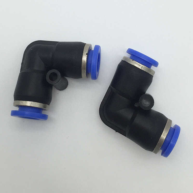 PV pneumatic component quick connector L-shaped two-way bend PV-4/6/8 ...