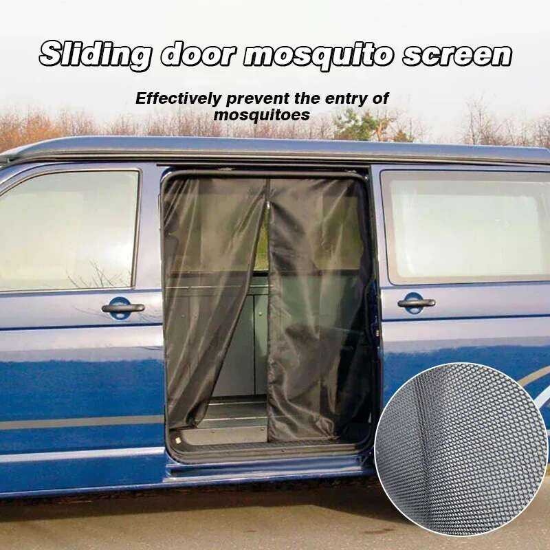 Para Sa Vw T5 T6 Sliding Door Magnetic Insect Mosquito Shading Fly ...