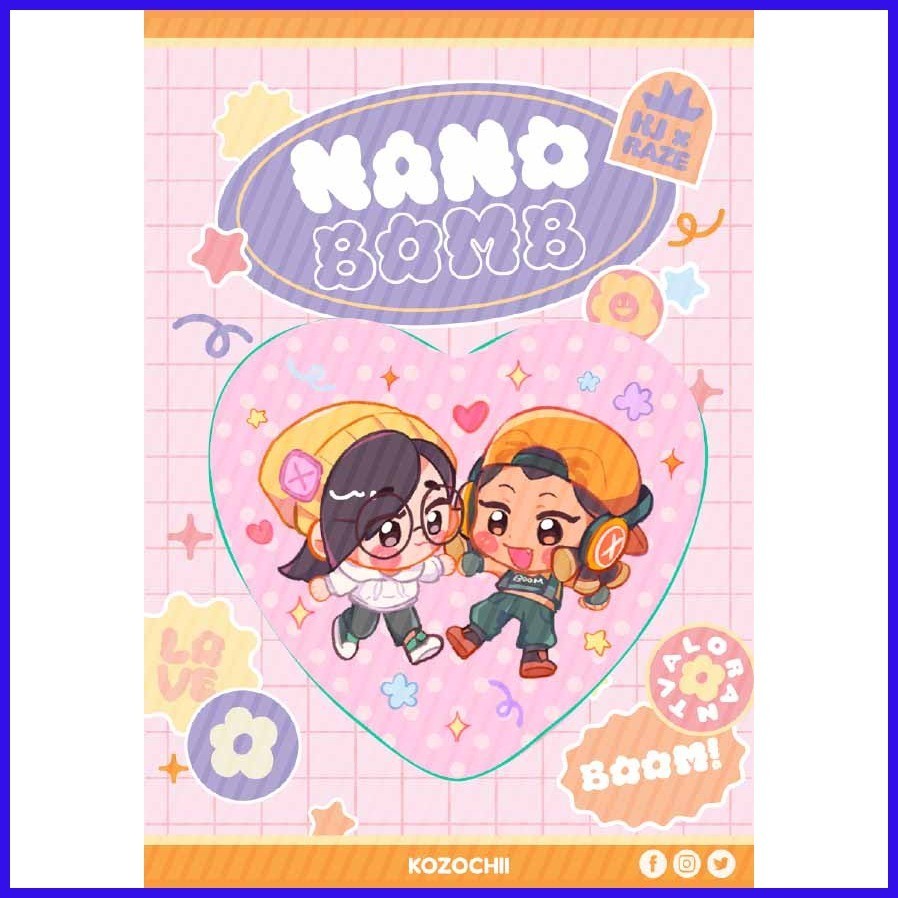 Valorant Jett Sage Duo | KJ Raze Nanobomb Heart Pin | Shopee Philippines
