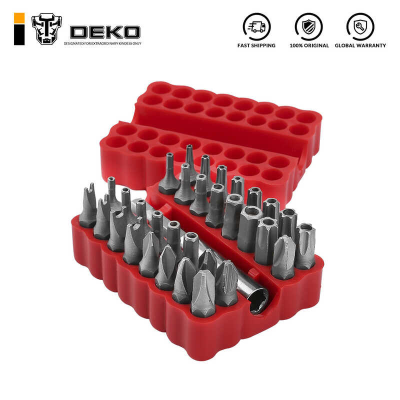 Bit Set Security Ng DEKO Pt008 33Pcs Gamit Ang Magnetic Extension Bit ...
