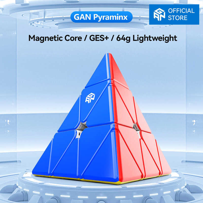 Pyraminx & GAN 36 Magnets Speed Magnetic Pyramid Puzzle Stickerless ...