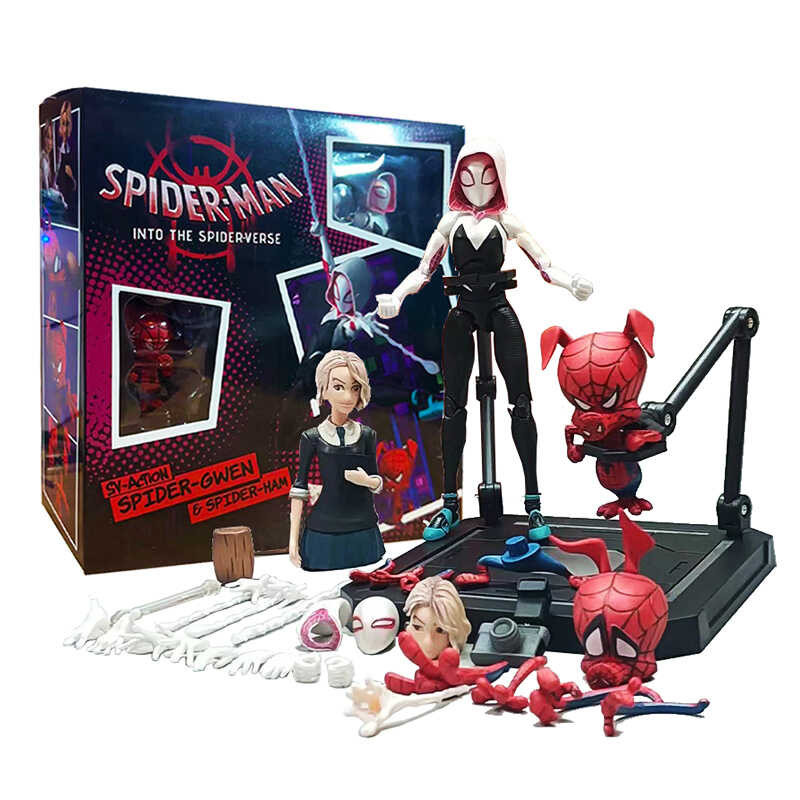 Sv Stacy Action Figure Collection Sentinel Gwen Spider-Man Into the ...
