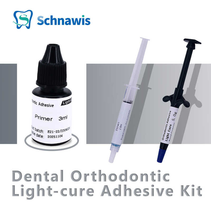 Dental Orthodontic Light-Cure Full Kit Adhesive Bondable Glue Brackets ...