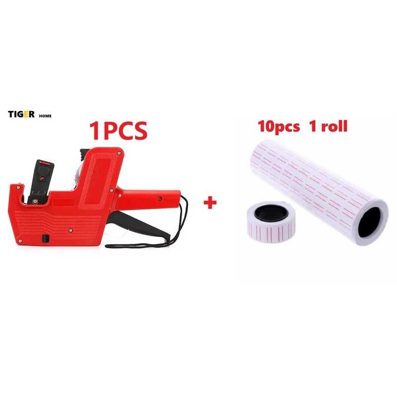 1pcs 8 digit tag gun + 1 of price (for ink roll paper lab | Shopee ...