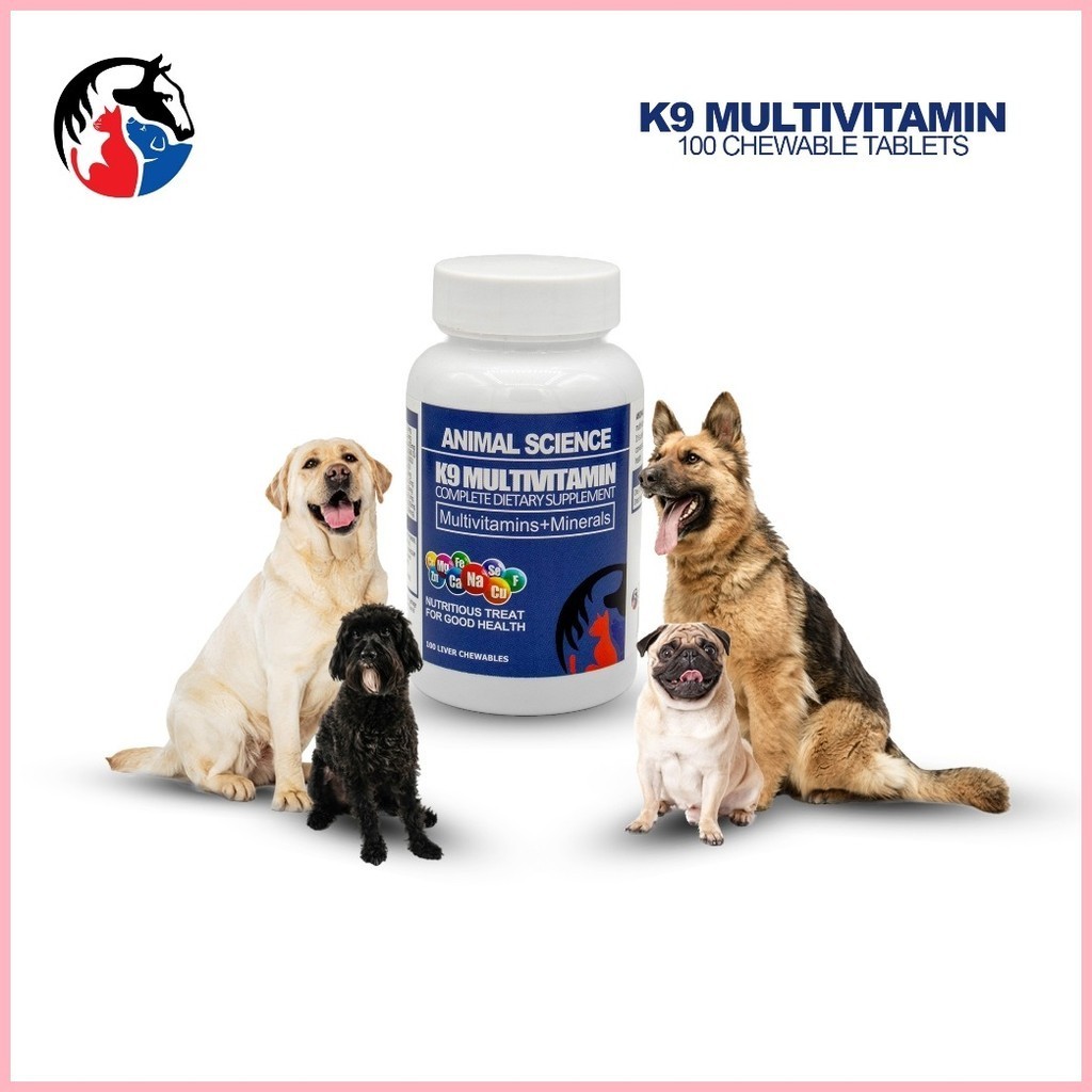 Animal Science K9 Multi Chewables 100 Tablets | Shopee Philippines