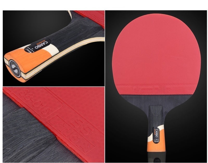 Original STIGA 6-Star Table Tennis Racket 5+2 Carbon Ping Pong Paddle ...