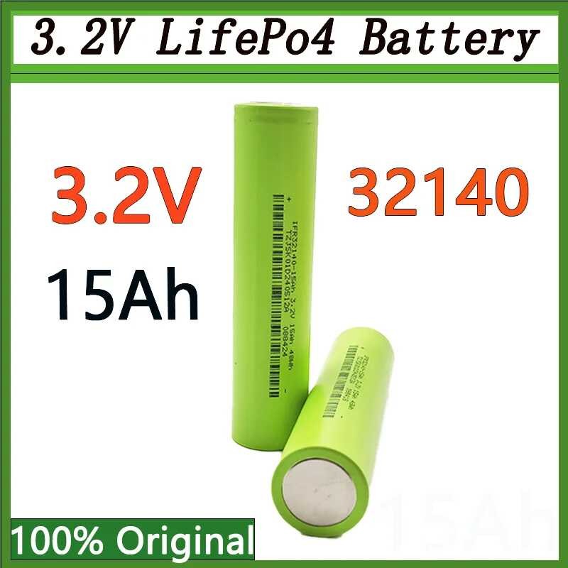 Original 100% New 32140 3.2V 15Ah LiFePo4 Battery for EV E-Tricycle ...