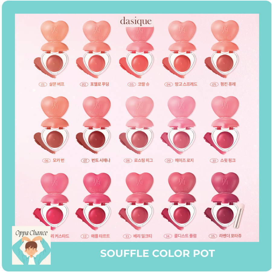[Dasique] Souffle Color Pot (24 colors) | Shopee Philippines