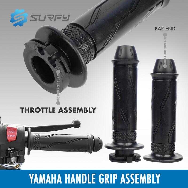 YAMAHA Handle Grip With Bar End 1Pair Genuine | Shopee Philippines