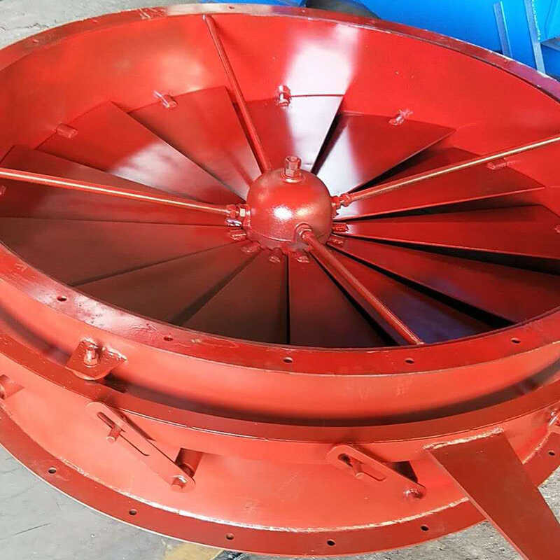 Manual pneumatic air volume control ventilation smoke exhaust louver v ...