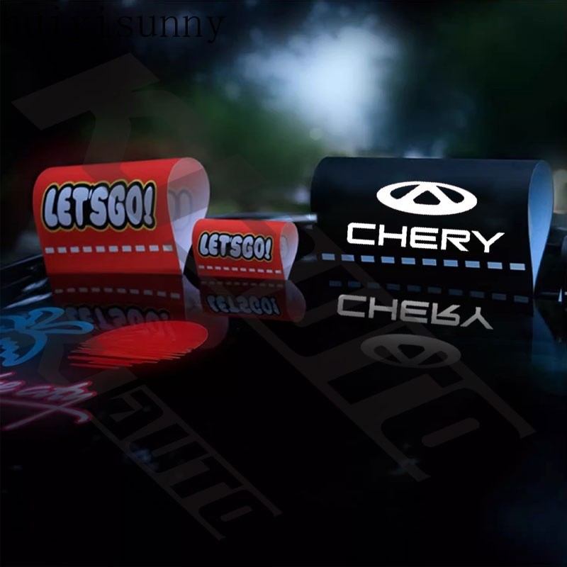 Huiyisunny NEW Chery Car Sticker Wash Label Style Trunk Door Decals PVC ...