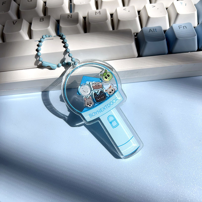 Kpop Idol Boynextdoor Shaker Keyring BBNEXDO Lightstick Acrylic ...