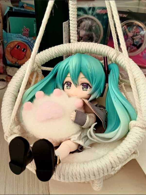 OB11 child chair GSC clay person hammock 12 minutes BJD hanging basket ...