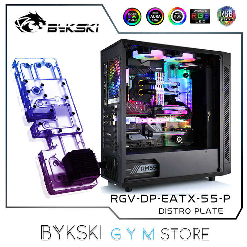 Bykski Distro Plate Water Cooling Kit Para Sa DEEP COOL MATREXX 55 Kaso ...