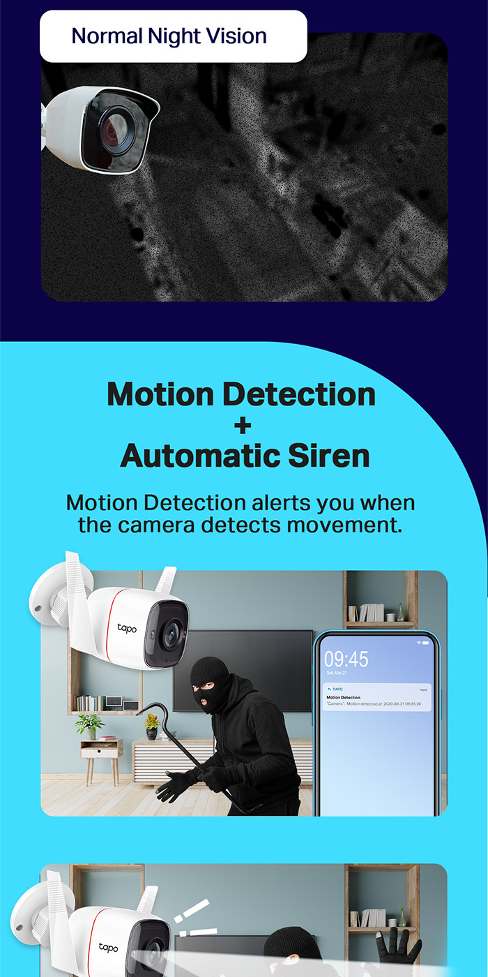 TP-Link Official Store | Tapo | TC65 | Outdoor CCTV Camera Wi-Fi ...