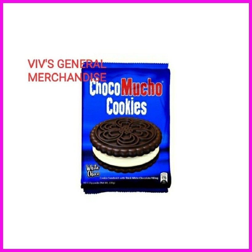 Choco Mucho Cookies White Choco ( 30g x 10s ) | Shopee Philippines