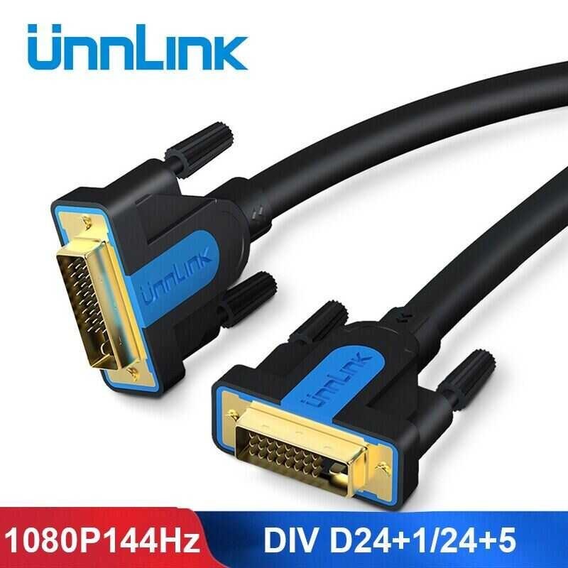 DVI D Cable 24+1 4K Dual Link Channel 1080P 144Hz 1.5M 3M 5M 8M 15M ...