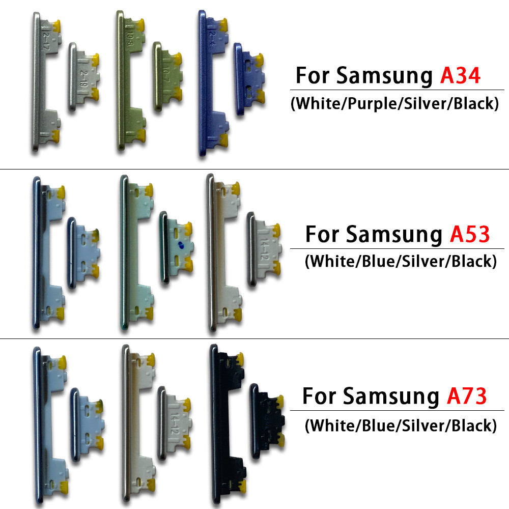 New For Samsung A14 A33 A34 A53 5G Power Button ON OFF Volume Up Down ...