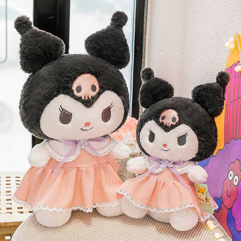 2023 Kawaii New Sanrio Princess Skirt Kuromi Plush Toys Stuffed ...