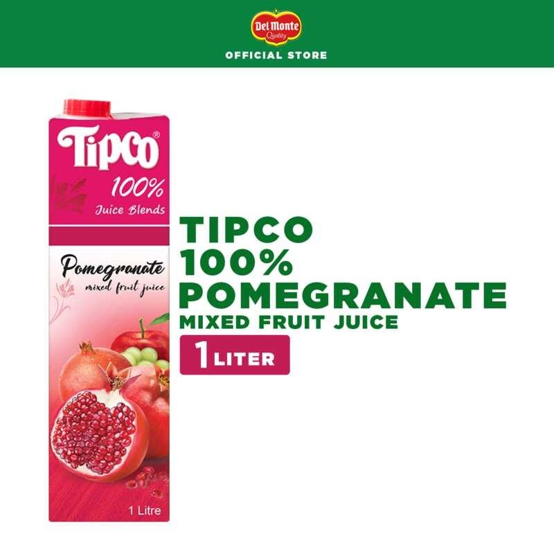 TIPCO 100% Pomegranate Mixed Fruit Juice with Vitamin A,C,E - 1L Tetra | Shopee Philippines